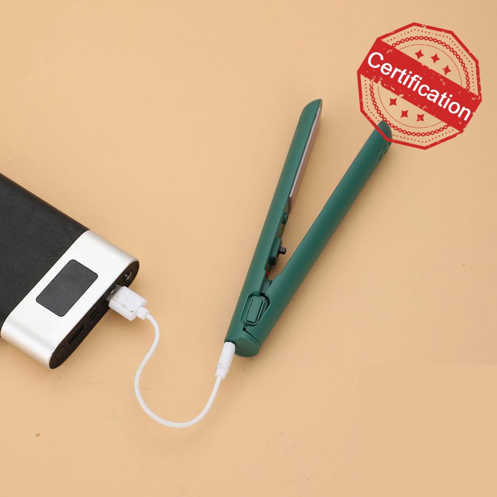 【COD】USB Splint Mini Small Curling Iron Straight Hair Wireless Low ...