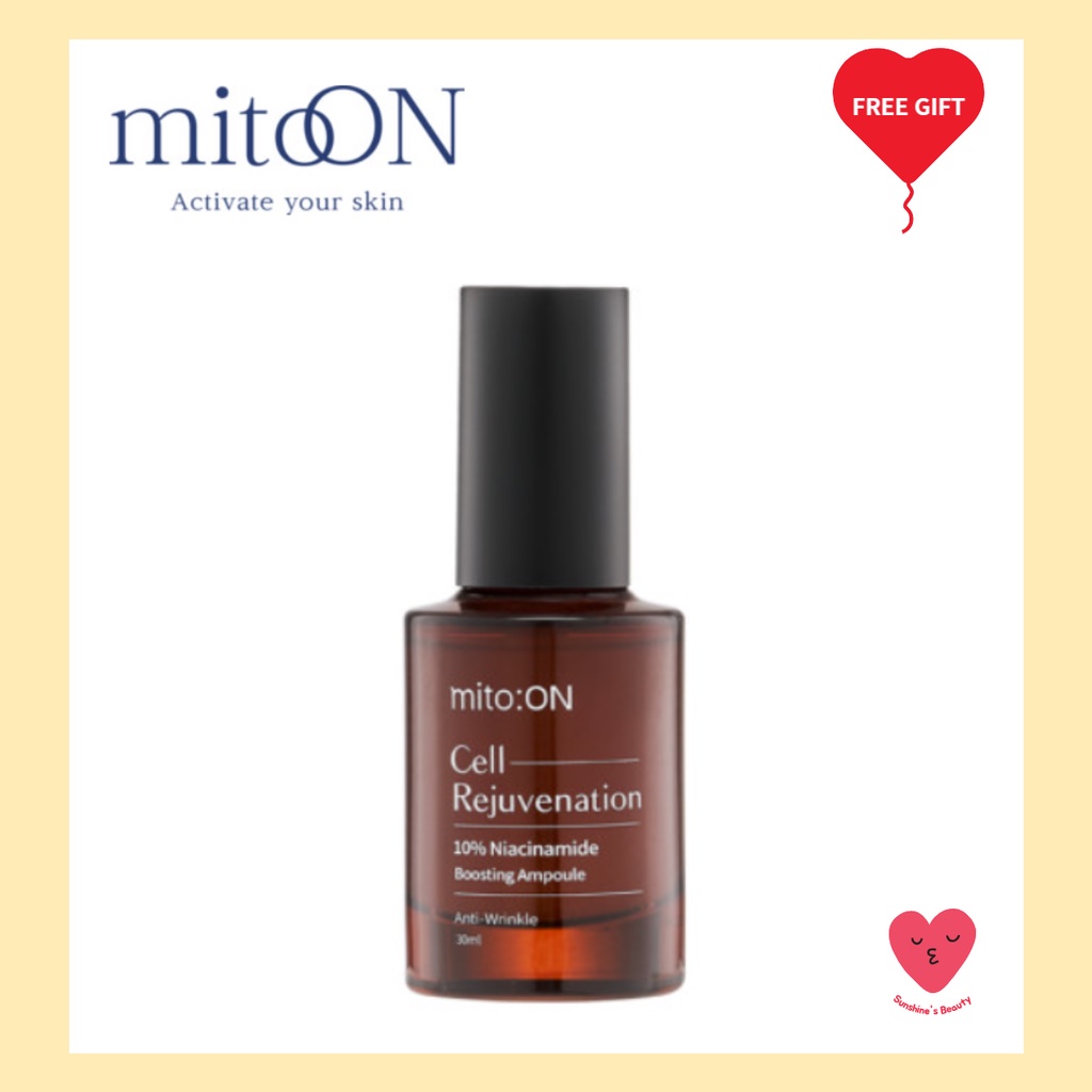 [mito : ON] Cell Rejuvenation 10% Niacinamide Boosting Ampoule 30ml | Shopee Singapore