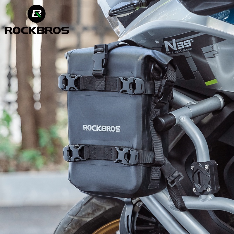 ROCKBROS Motorcycle Bag Waterproof 5L Large Capacity Saddle Bag ...