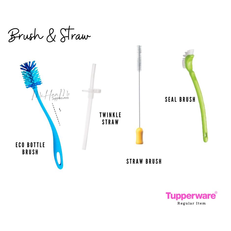 Tupperware Eco Bottle / Seal / Straw Brush For Small and Big Bottle ...