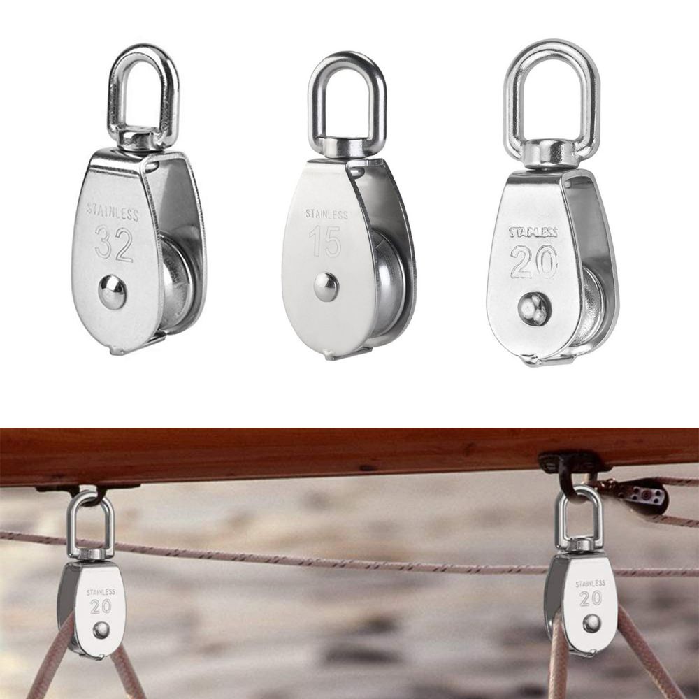 Mini Small Pulley Roler stainless steel Single Sheave Pulley15-32mm ...