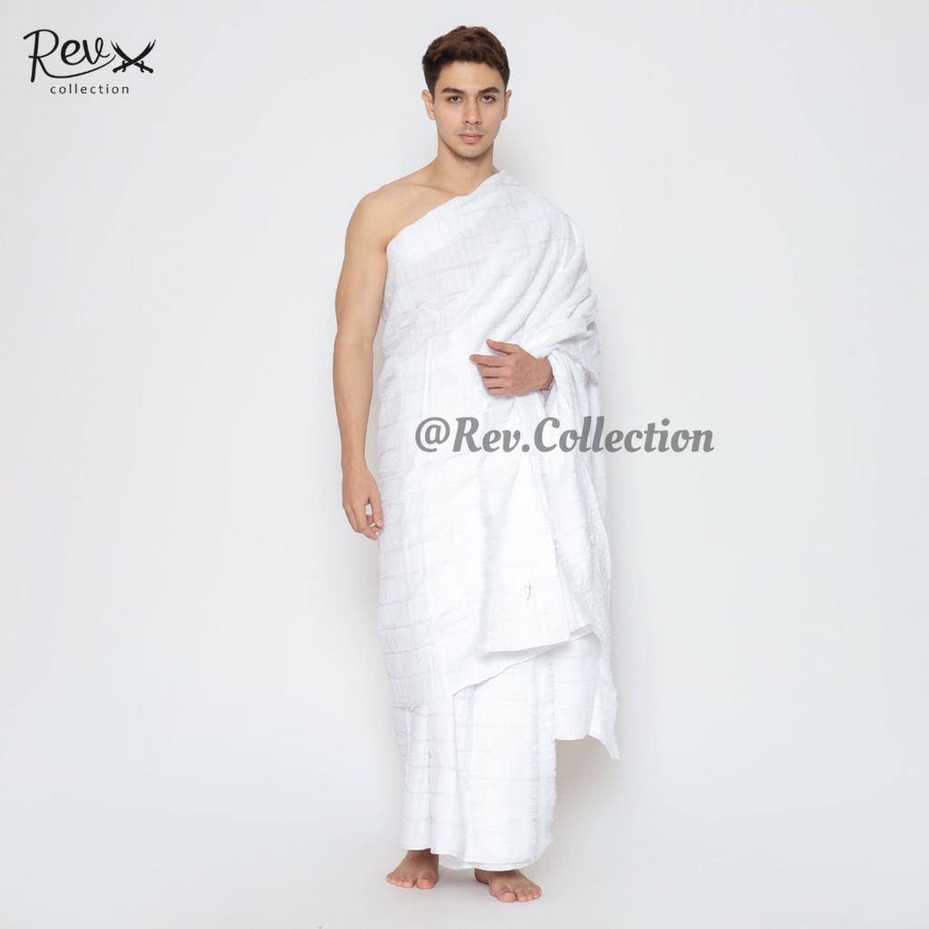 Ihram Cloth Set Ihram Ardha Exclusive Hajj and Umrah Equipment | Shopee ...