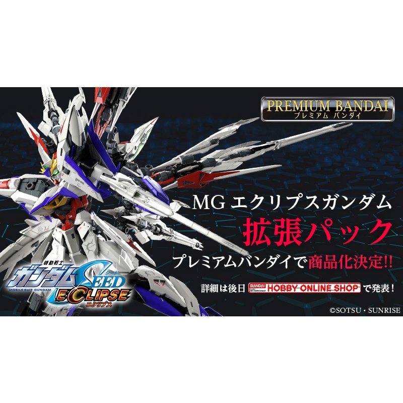 Premium Bandai MG 1/100 Maneuver Striker Pack for Eclipse Gundam ...