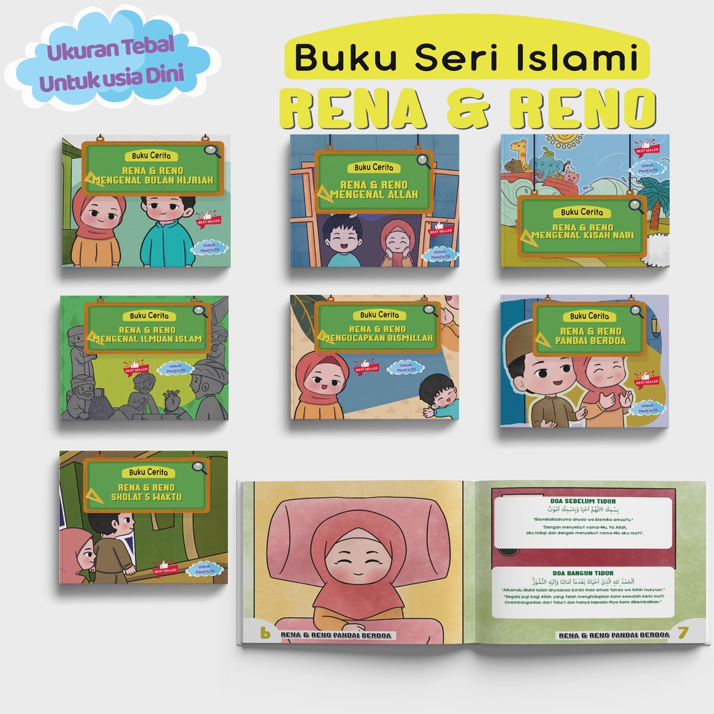 Islamic STORY BOOKS FOR KINDERGARTEN TODDLERS PRIMARY SCHOOL PRESCHOOL ...