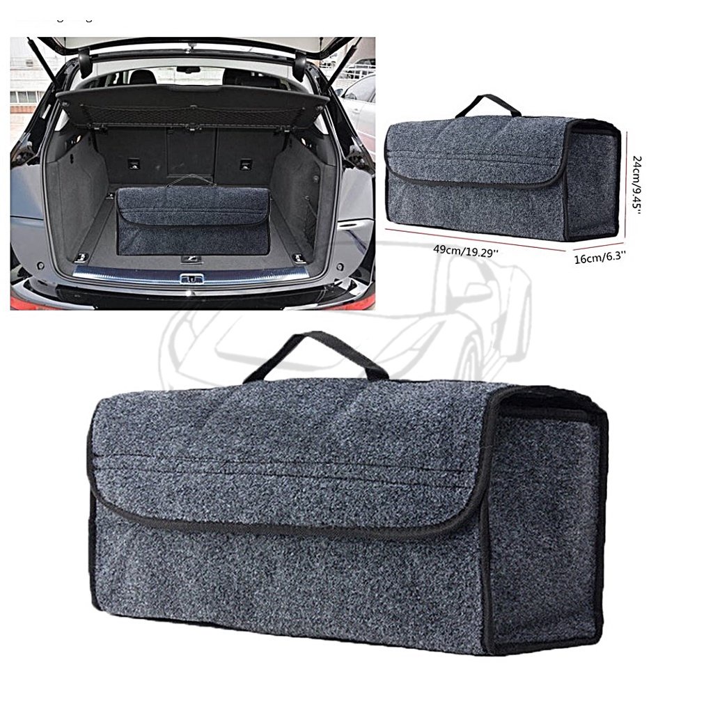 Car Boot Organizer Storage Bag Large Car Trunk Foldable Storage Box ...