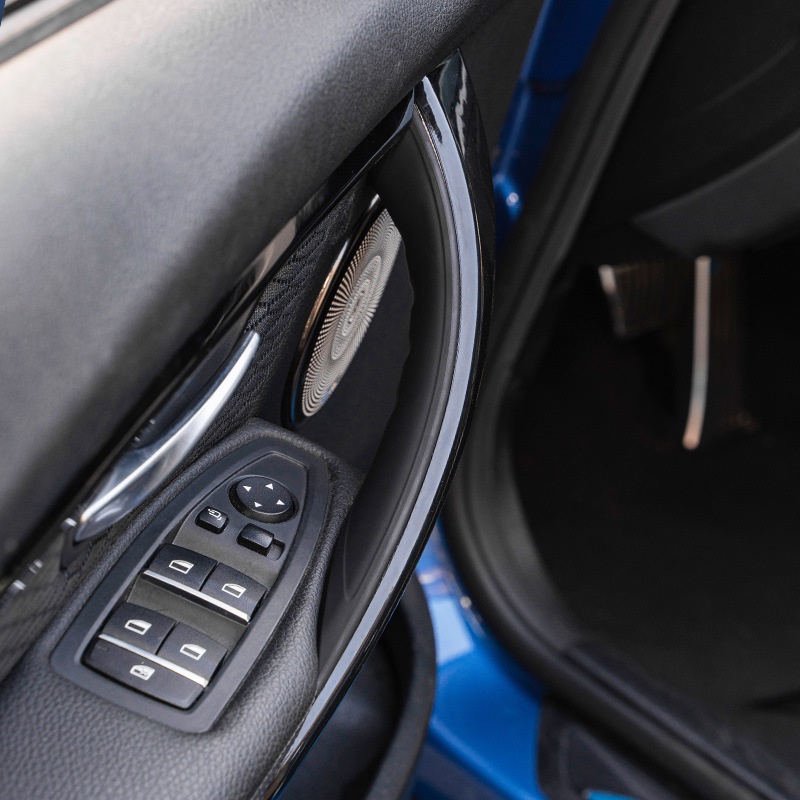 BMW F30 Door Handle Pull Inner Protective Cover Black Carbon Fiber Car ...