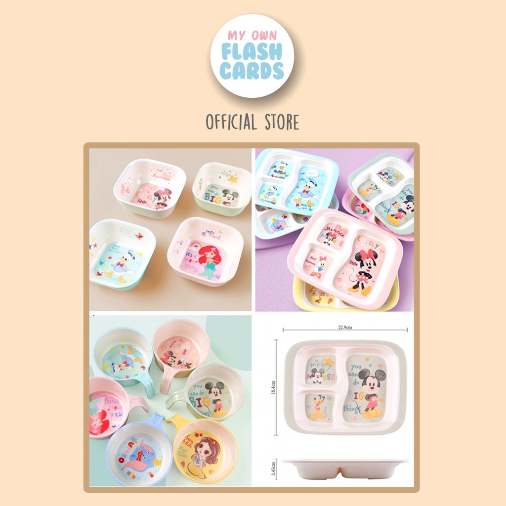 Melamine Plate disney character Glass Bowl - Original disney character ...