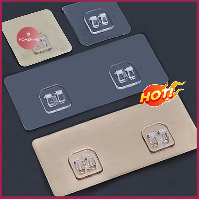 [HOT SALE]💓Adhesive Wall Hook,Waterproof Sticky Hooks Rack for Kitchen ...