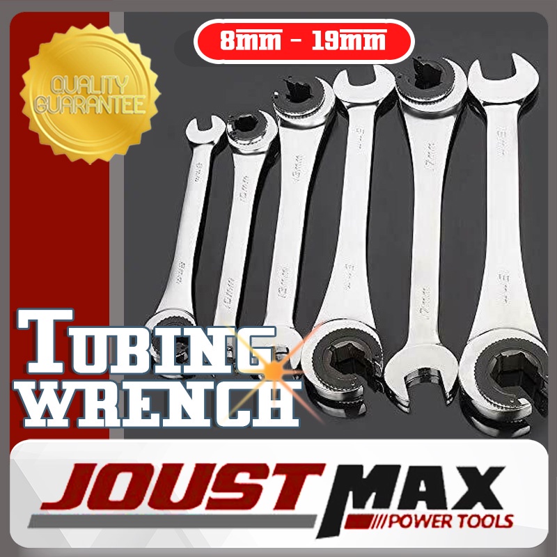 8-19Mm Tubing Ratchet Combination Wrench Chrome Vanadium Steel Tubing ...