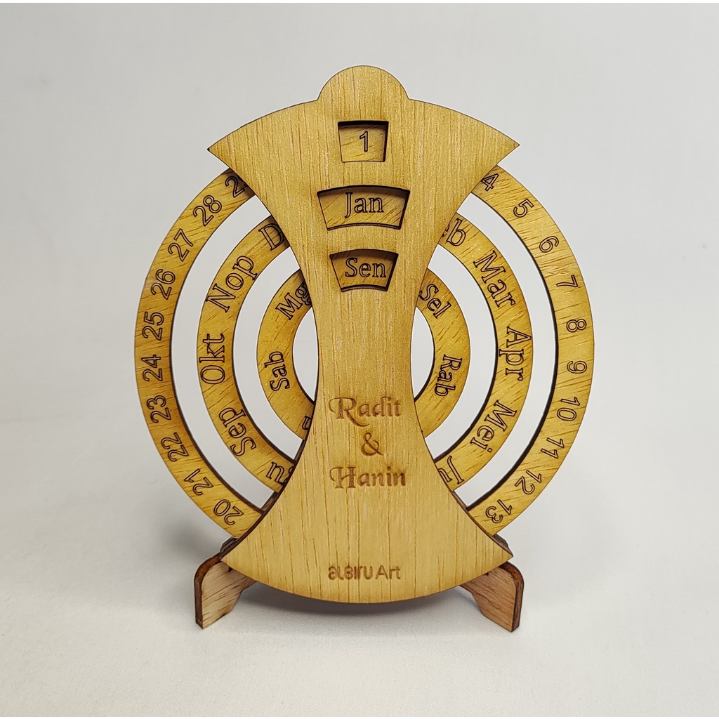 KAYU Wedding souvenirs, aesthetic gifts, eternal calendars of all time ...