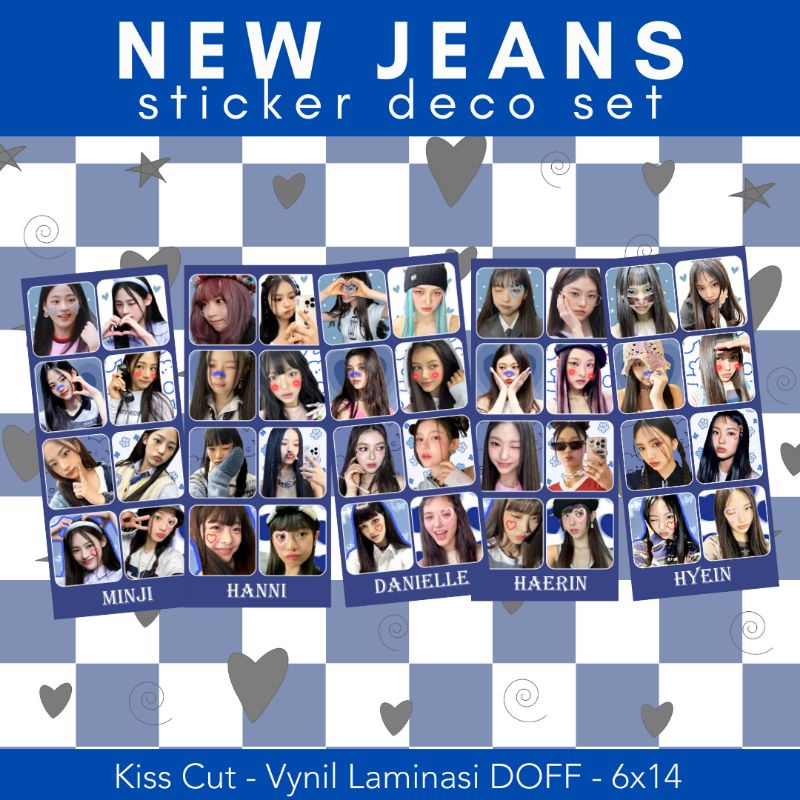 Sticker CUTE DECO FANMADE NEW JEANS | Shopee Singapore
