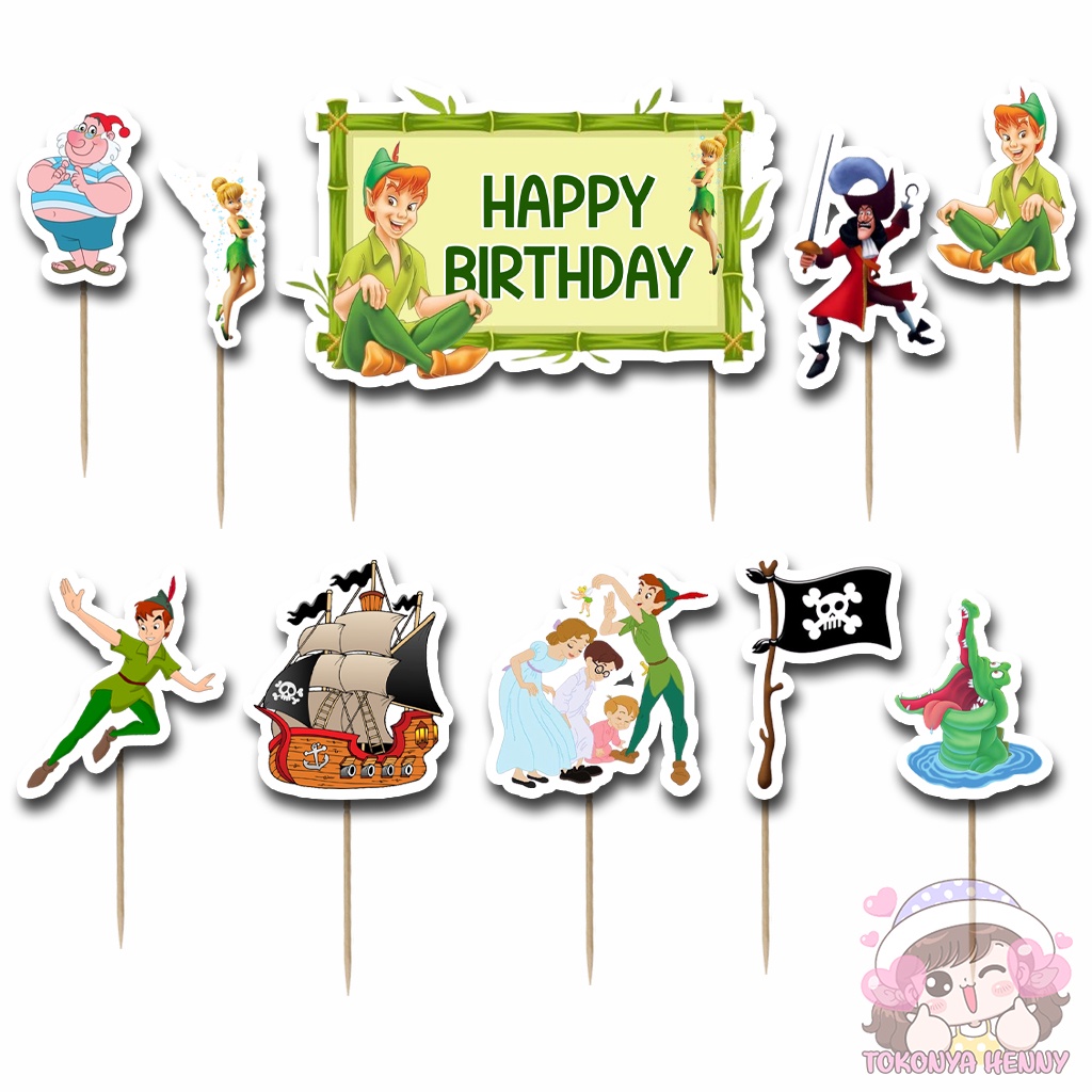 Peter PAN DISNEY Birthday Cake Topper | Shopee Singapore