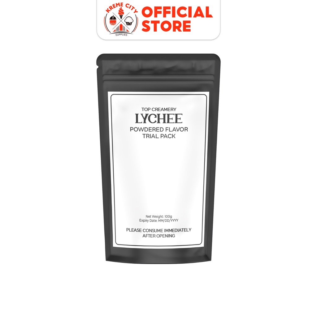 TOP Creamery Top Series Lychee Powdered Flavor Beverage Drink Mix Trial ...