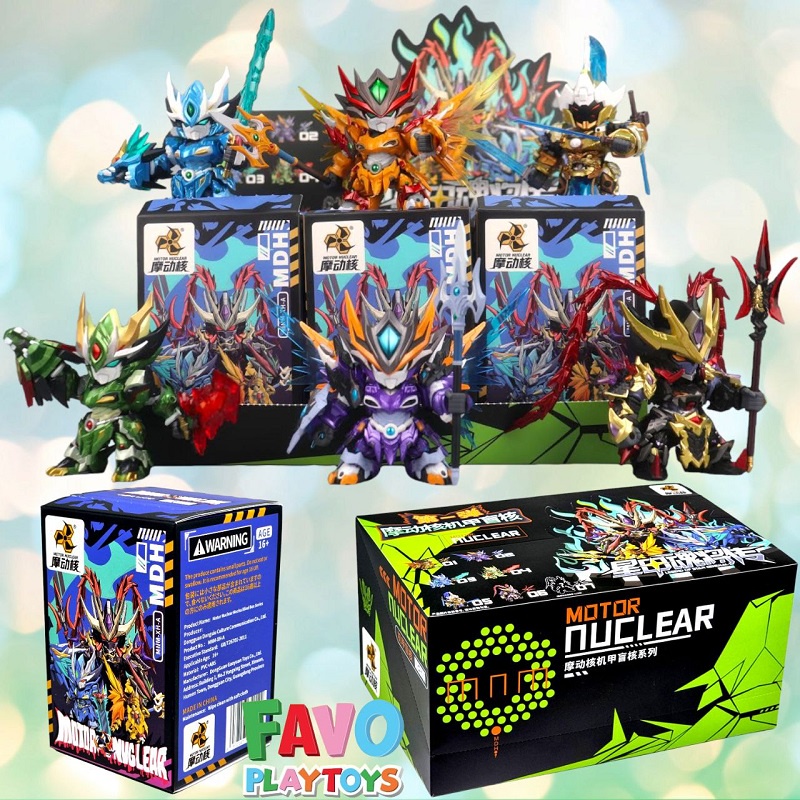 MOTOR NUCLEAR MNM-XH SD Legend Of Star MNQ Mecha Blindbox Figure Set ...