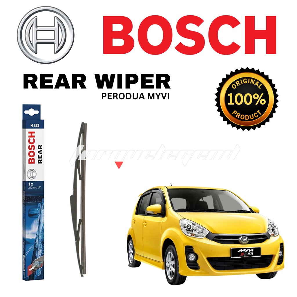 Bosch wiper Perodua Myvi Lagi Best/Myvi Standard /Myvi SE Model Car ...