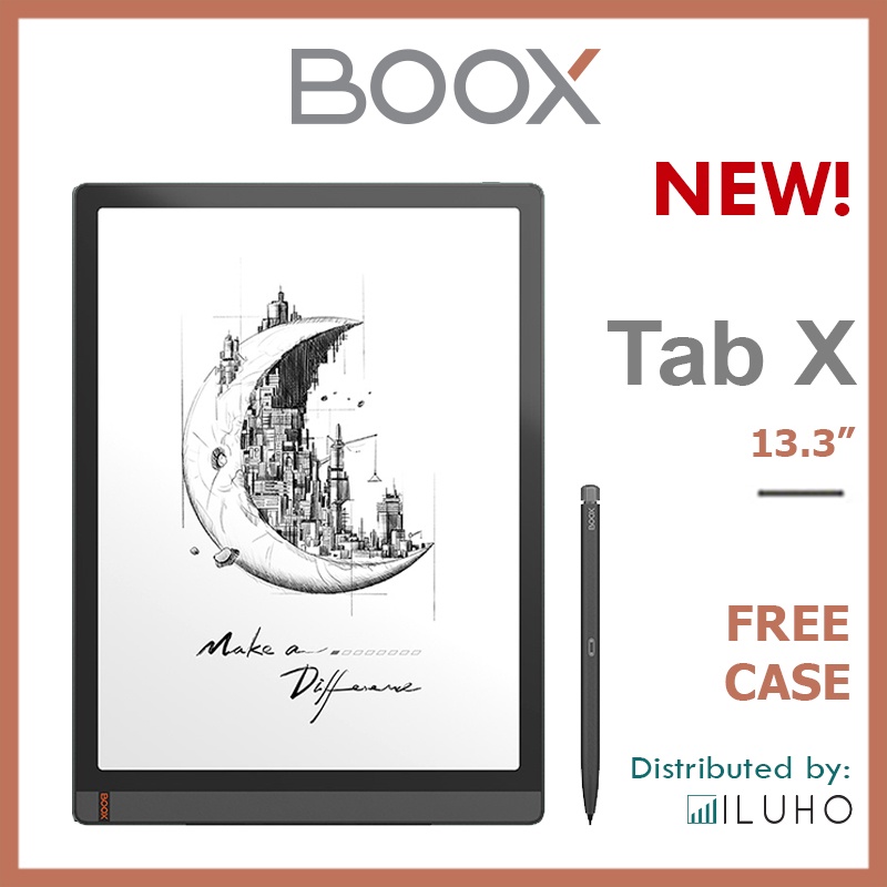 Onyx BOOX Tab X 13.3 Inch ePaper Tablet PC Android 11 EInk Reader Octa ...