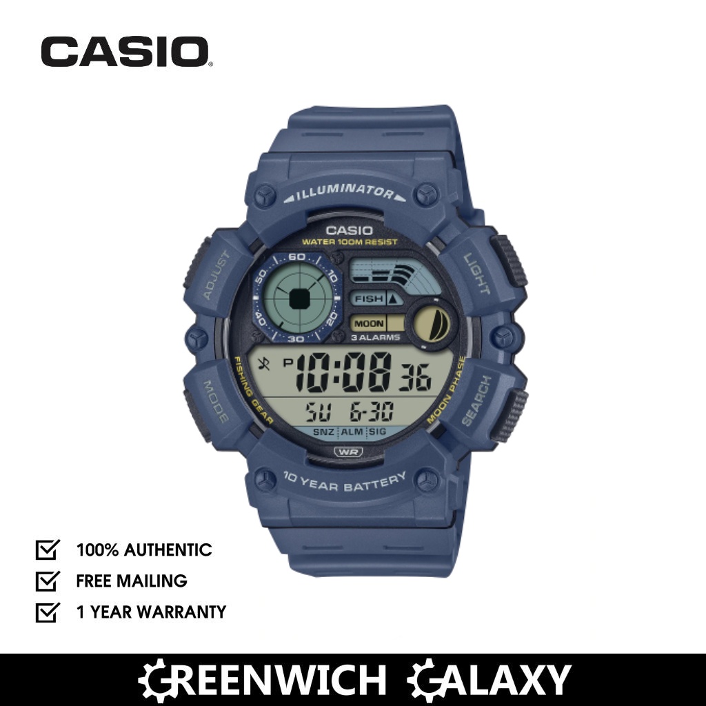 Casio Digital Sports Watch (WS-1500H-2A) | Shopee Singapore