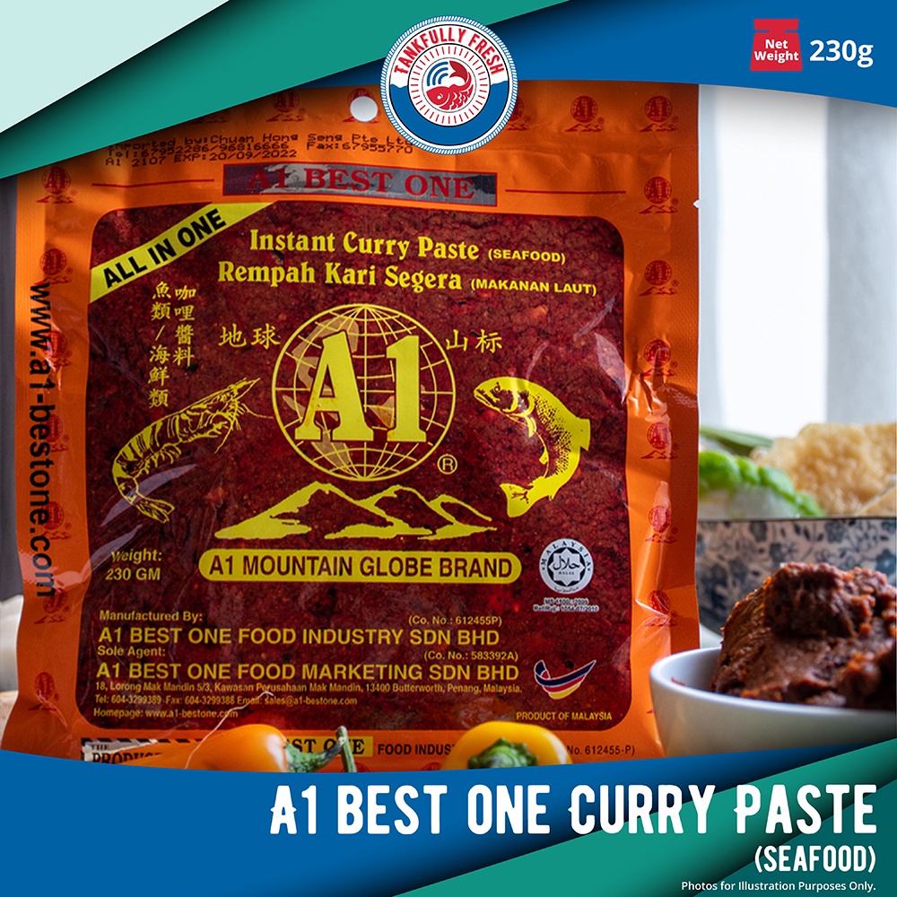 A1 BEST ONE Curry Paste (SEAFOOD) (230g) | Shopee Singapore
