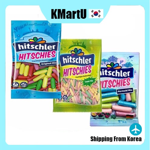 [Hitschler] Hitschies Original, Sour, Mermaid Sugar Cane Jelly Chewy ...
