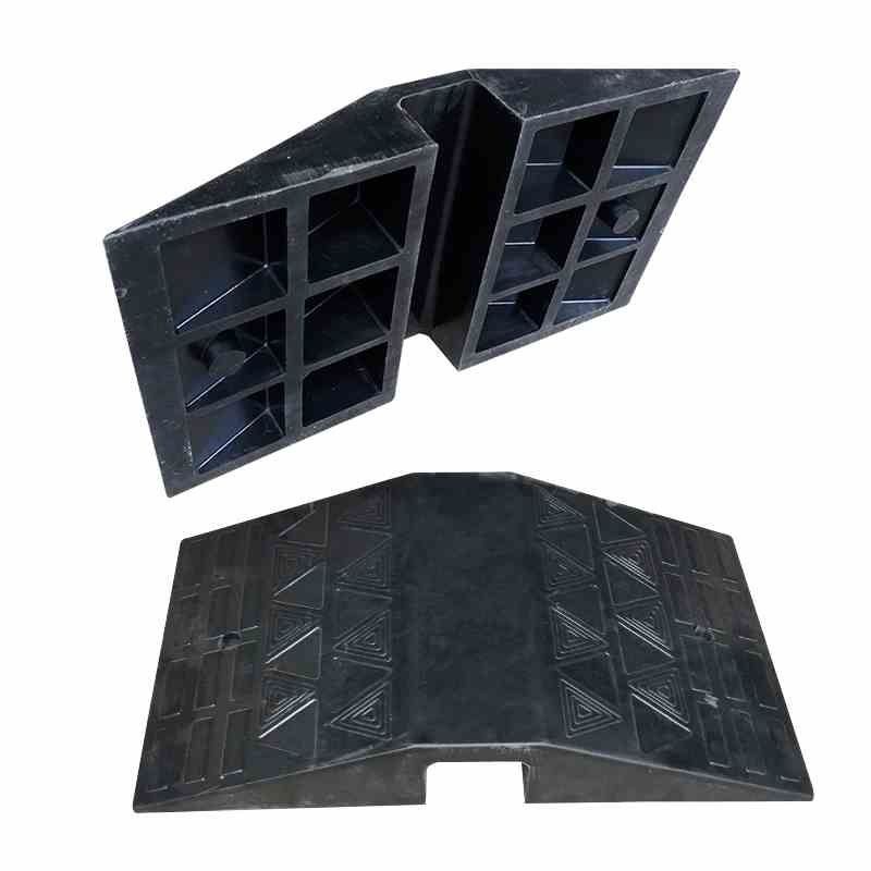 Portable Car Uphill Mat Rubber Bridge Type Road Slope Threshold Ramp ...
