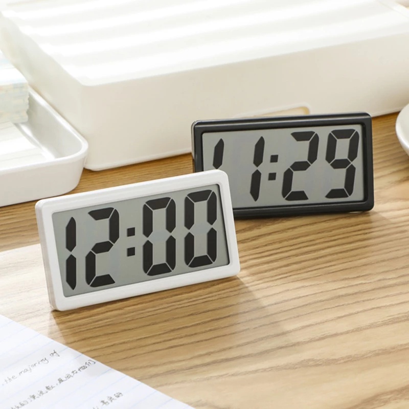 Home Mini LCD Digital Dashboard Desktop Mute Clock/ Portable Elderly ...