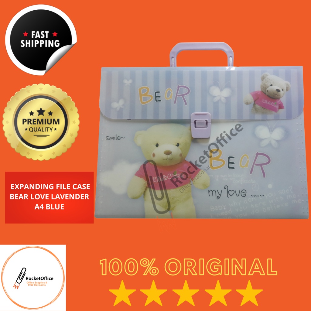 Expandable Envelope File Cartoon Design A4 Size | Shopee Singapore