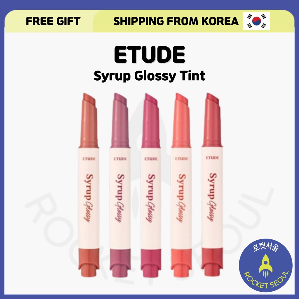 [ETUDE] Syrup Glossy Balm 2.5g (4 Shades) (EXP.2023.DEC.08) | Shopee ...