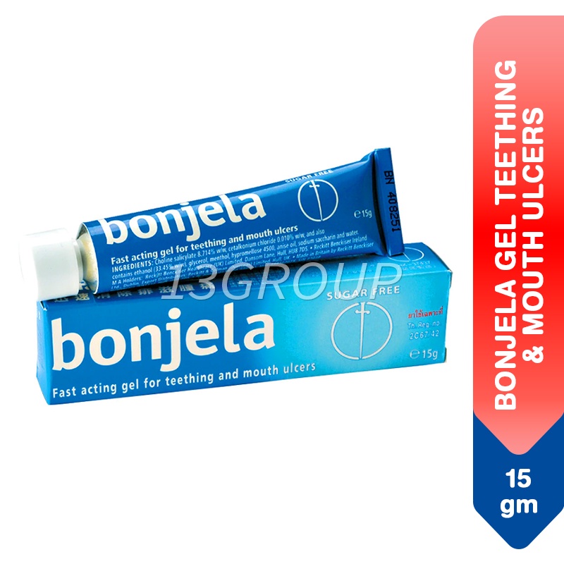 Bonjela Gel for Teething & Mouth Ulcers, 15g | Shopee Singapore
