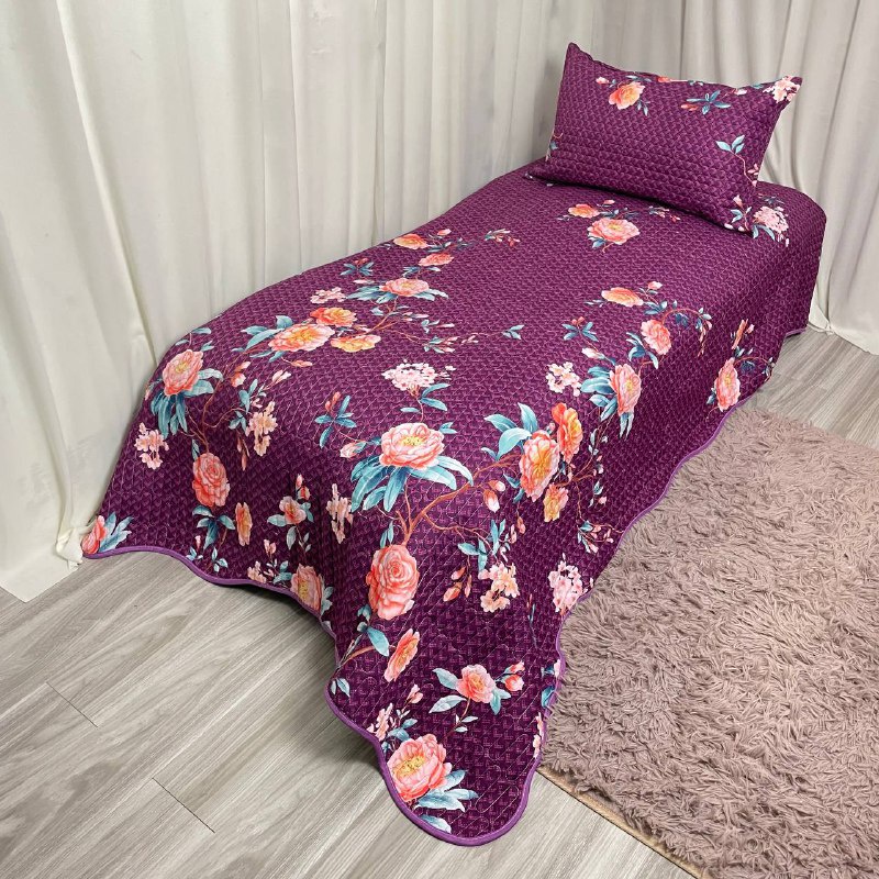 Single Sheet Patchwork Zulaikha 2in1 Anti-Wrinkle Comfortably Makes Thick Blankets and Neat ...