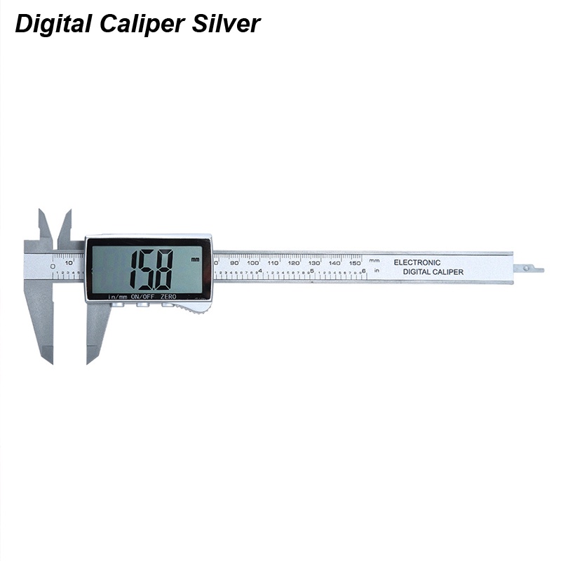Electronic Digital Caliper Vernier Measuring Tools Carpentry Ruler ...