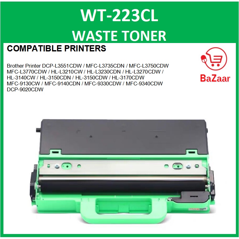 Compatible Brother WT-223CL 223CL WT223CL WT 223 CL Waste Toner Box HL ...