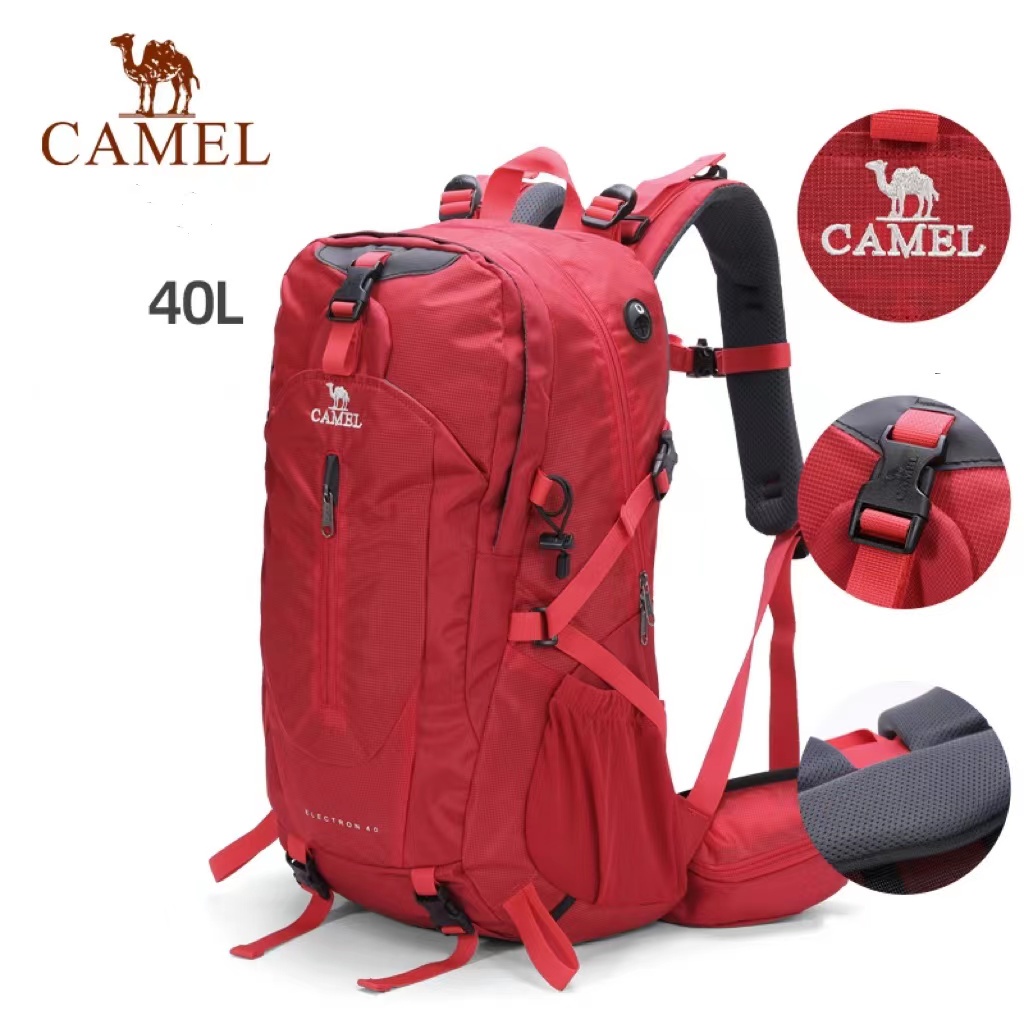 CAMEL CROWN Mountaineering Bag 40L Outdoor Backpack Men's and Women's ...