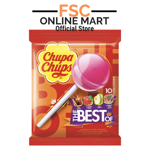 [FSC] Chupa Chups The Best Of Lollipop 10pieces x 8gm(party pack ...