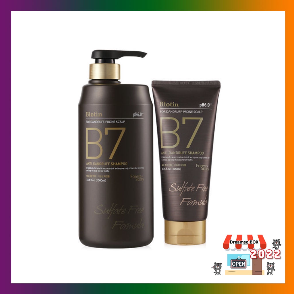 WELCOS Biotin B7 Dandruff Care Anti-HAIR Loss Shampoo 1000ml/ Korean ...