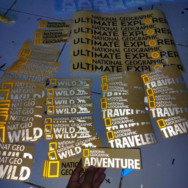 National geographic cutting Sticker / national geographic wild cutting ...