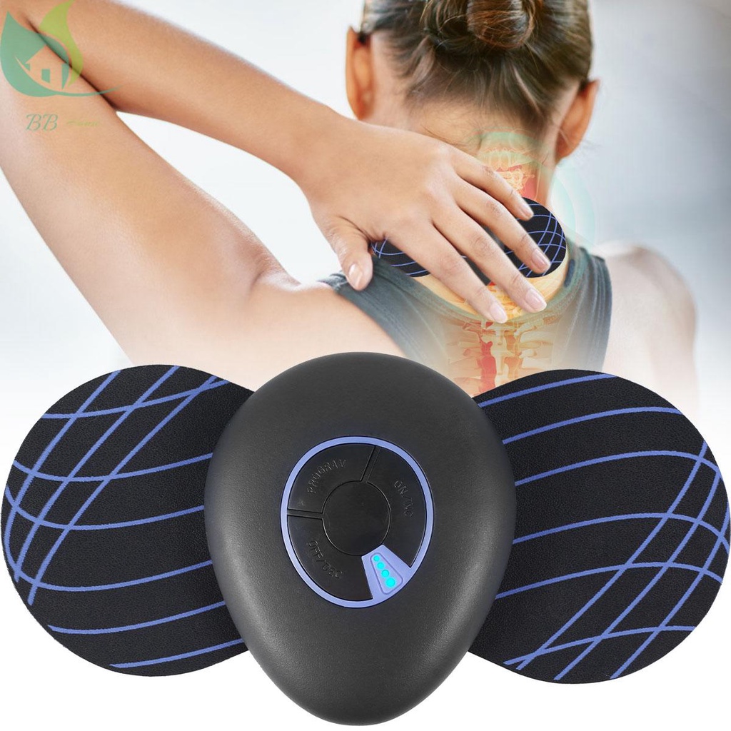 Portable Massage Pad Mini Massager Pad Neck and Body Massager Reusable ...