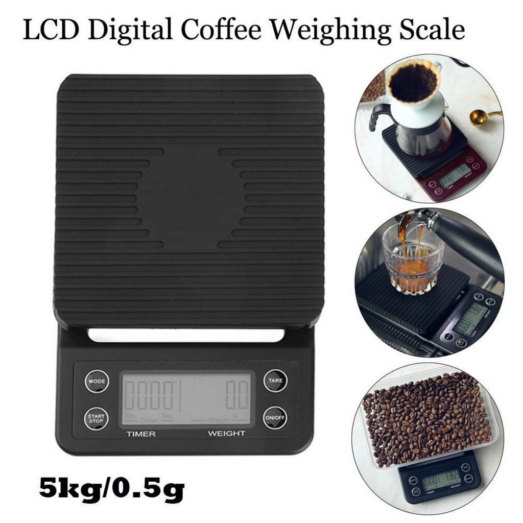 5000g 0.1g Coffee Drip Scale Timer Digital Scale Jewellery Scale Mini ...