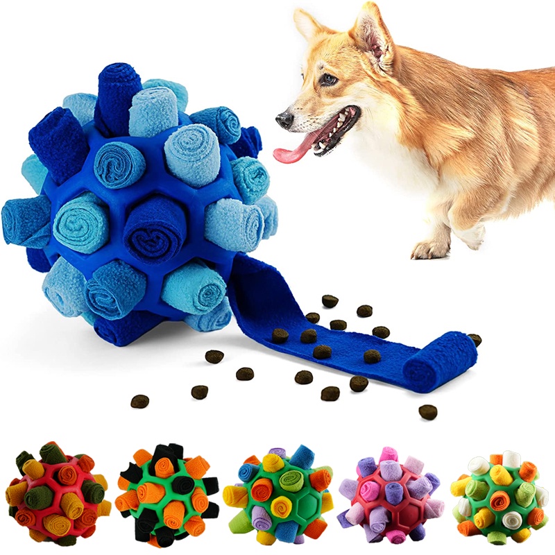 Interactive Pet Snuffle Ball Dog Toy Encourage Natural Foraging Skills ...