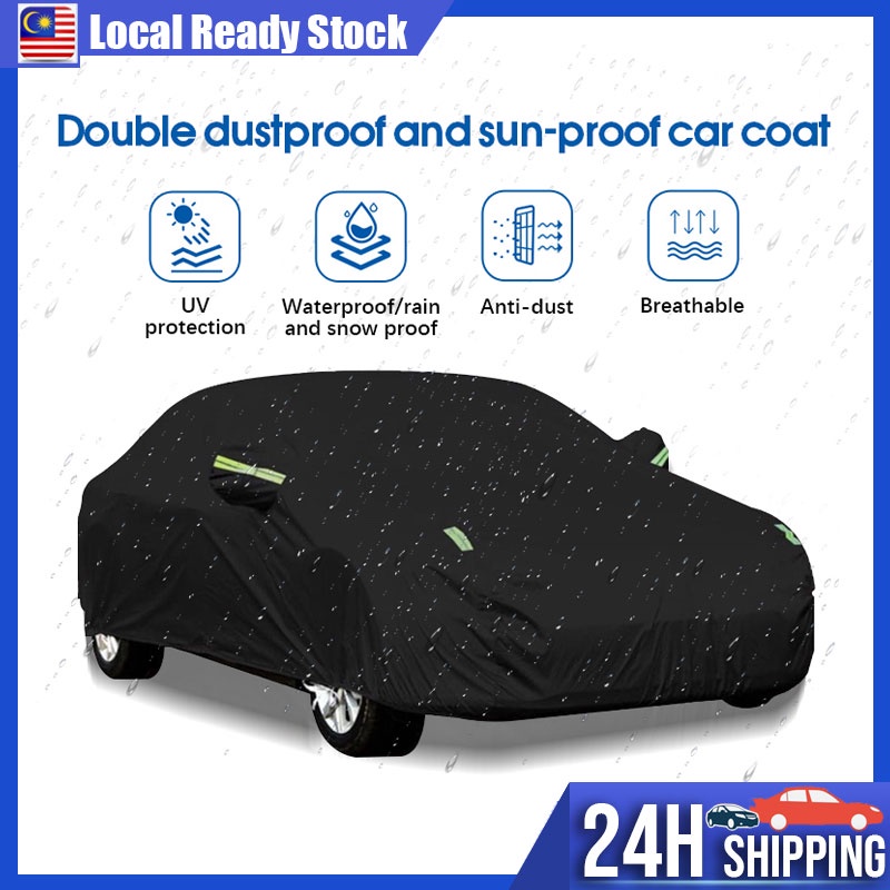 Full Car Cover Outdoor Protection Car Body Cover Sun-proof Dustproof ...