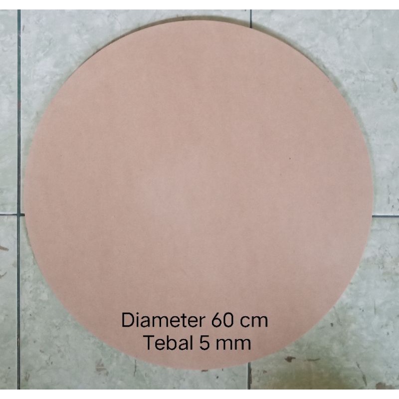 Round MDF Wood Diameter 60 cm full thickness 5mm | Shopee Singapore