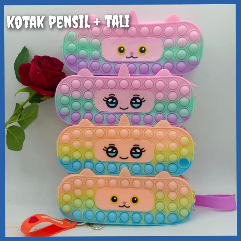Pop IT Pencil Box Rainbow And Macaroni Pencil Box Children's Character ...
