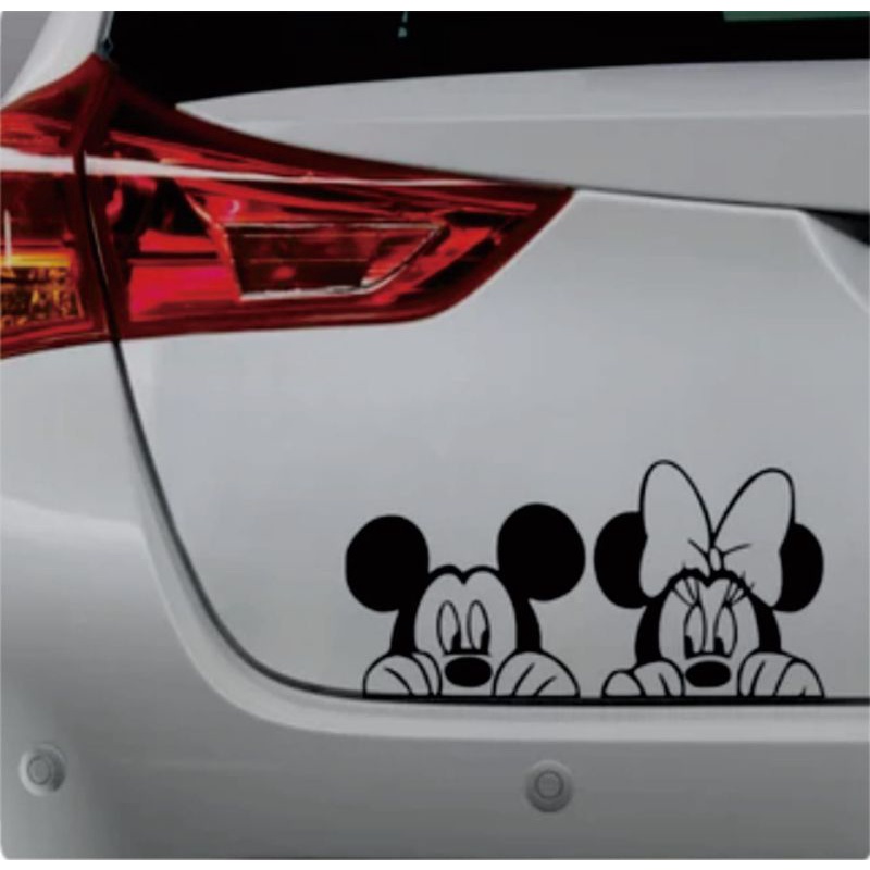 Car Sticker Sticker CUTTING MINIE MOUSE MICKEY MOUSE Sticker For Rear ...