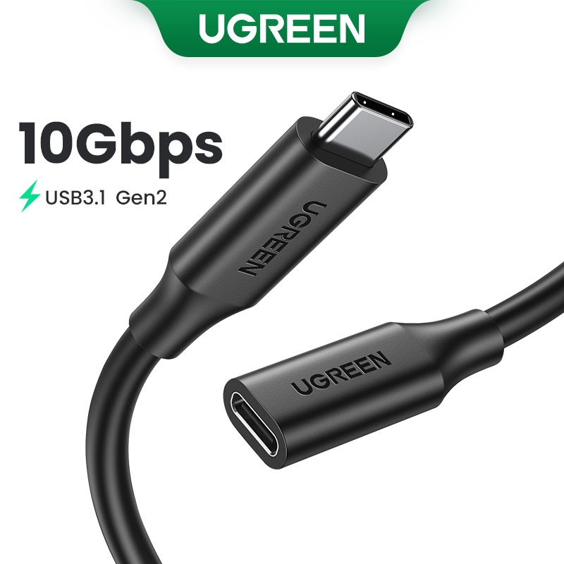UGREEN 1M USB Extension Cable USB C Extender Cord | Shopee Singapore