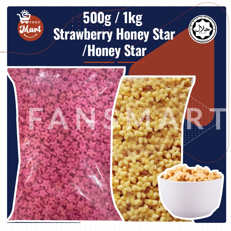 Honey Star / Strawberry Honey Star cereal (500g/1kg) | Shopee Singapore