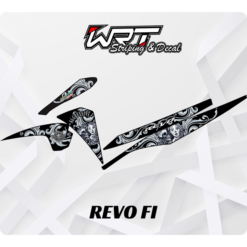 Revo Fi Striping-Renovo Fi Skull Decal Sticker | Shopee Singapore