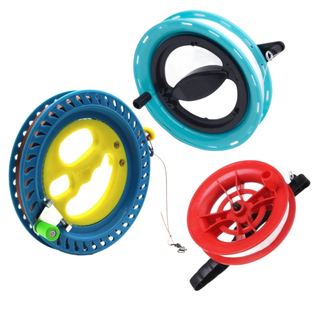 100meter Red Kite Reel Plastic Kite Reel Grip Winder Flying Tools ...