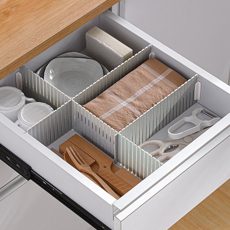 Adjustable Storage Organizer Drawer Organizer compartment Cabinet ...