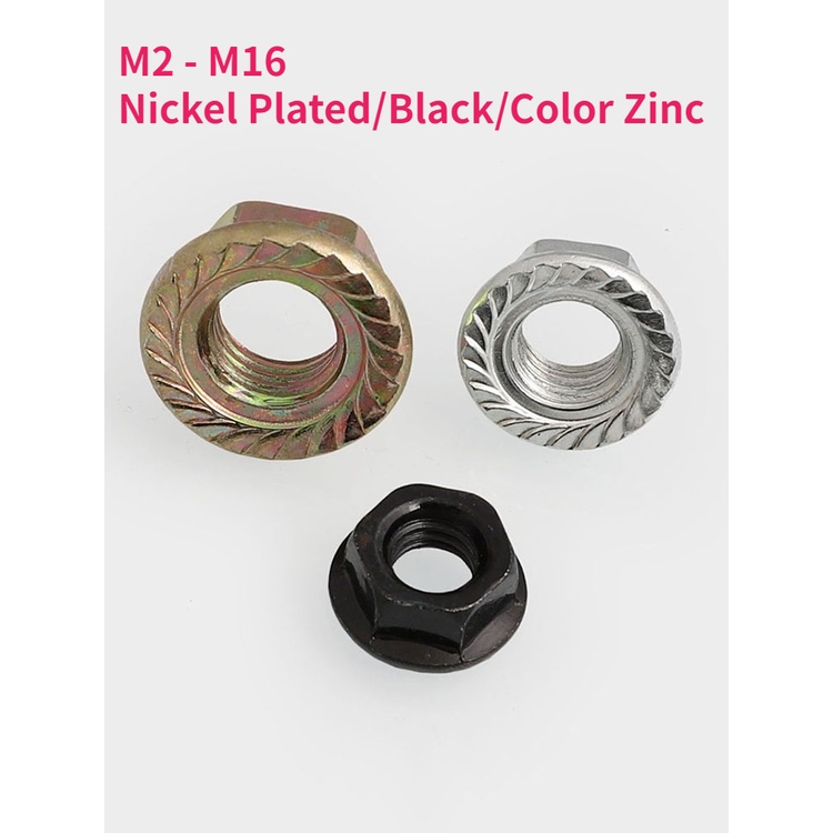M2 M2.5 M3 M4 M5 M6 M8 M10 M12 M16 Nickel Plated/Black/Color Zinc Hex ...