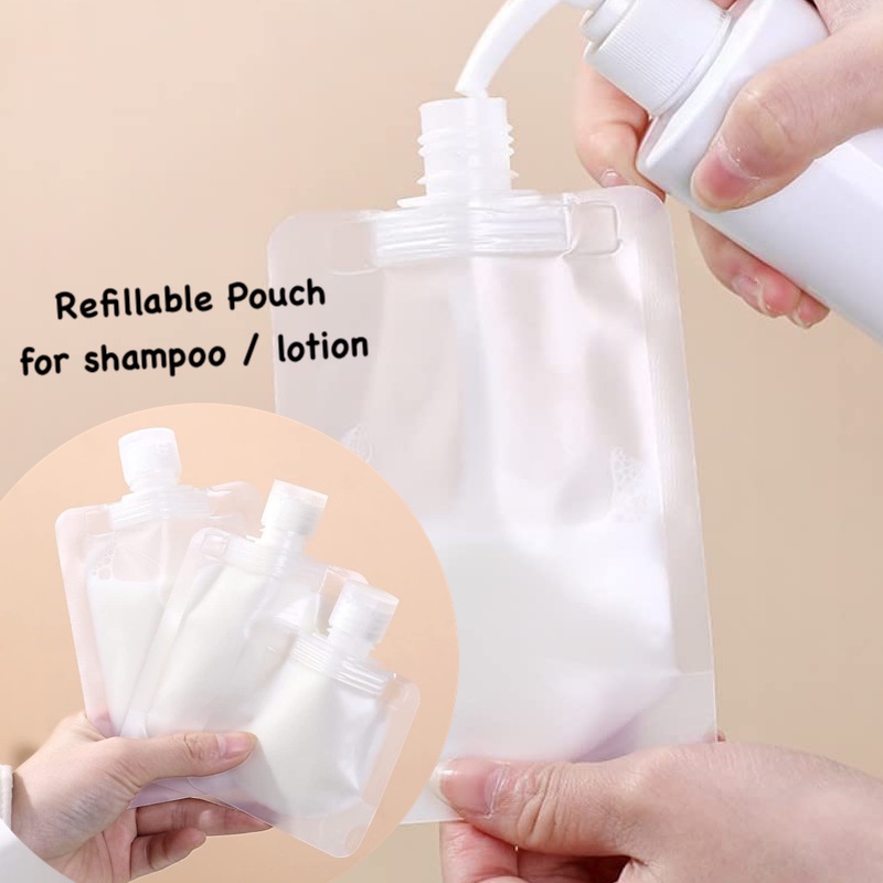[ Wholesale Prices ] 30/50/100ML Clear Matt Shampoo Lotion Storage Bags ...