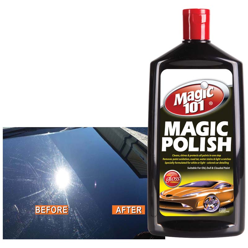 Magic 101 Magic Polish 400ml Free Sponge (Remove light scratches ...